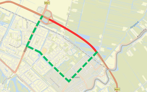 Afsluiting N201 bij Uithoorn van 25 augustus tot 5 september 2025 | Radio Aalsmeer